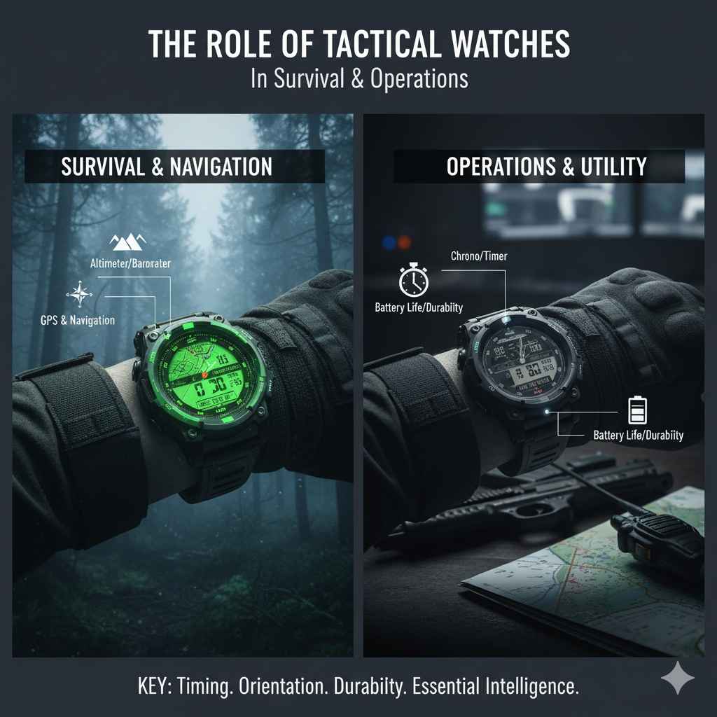 The Role of Tactical Watches in Survival & Operations - tacusaforce.com