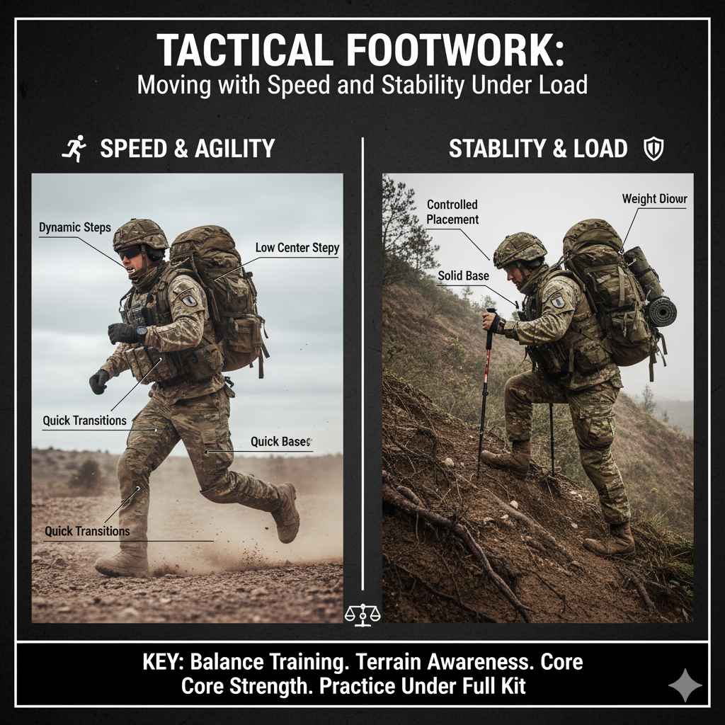 Tactical Footwork: Moving with Speed and Stability Under Load ...